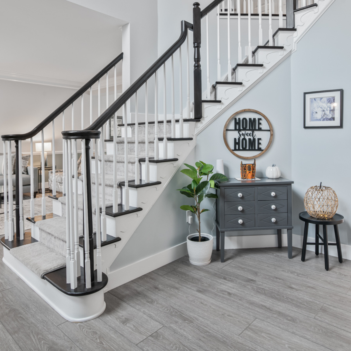 Light Grey Wire-Brushed Luxury Vinyl Plank Flooring | Arlo | Flooret ...