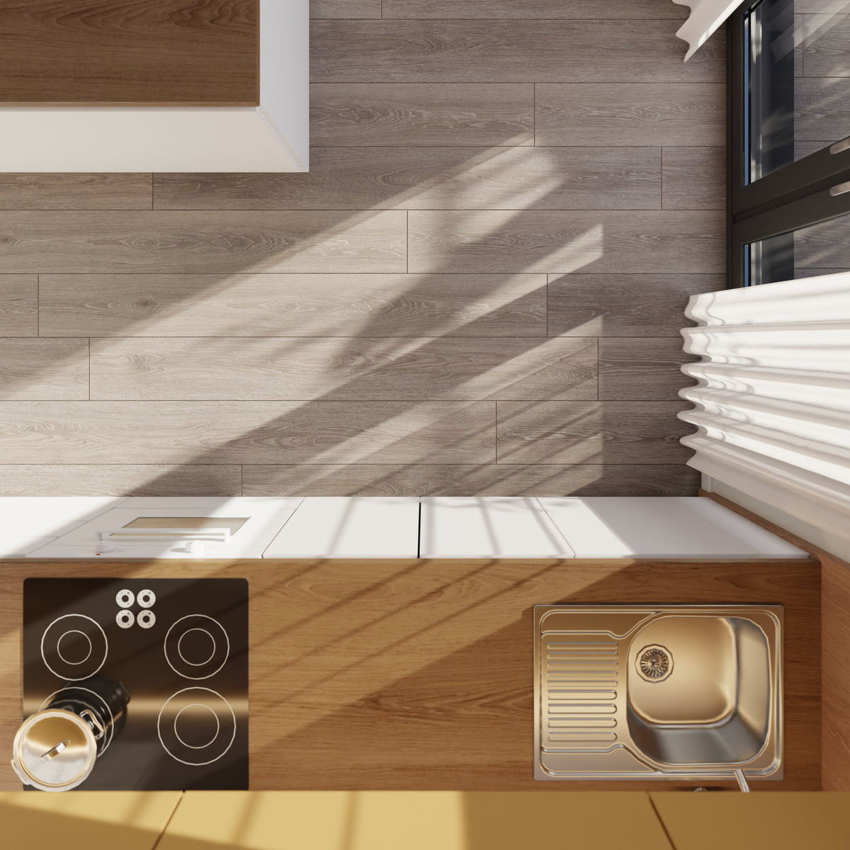 Weathered Grey and Brown Luxury Vinyl Plank Flooring | Ashford ...