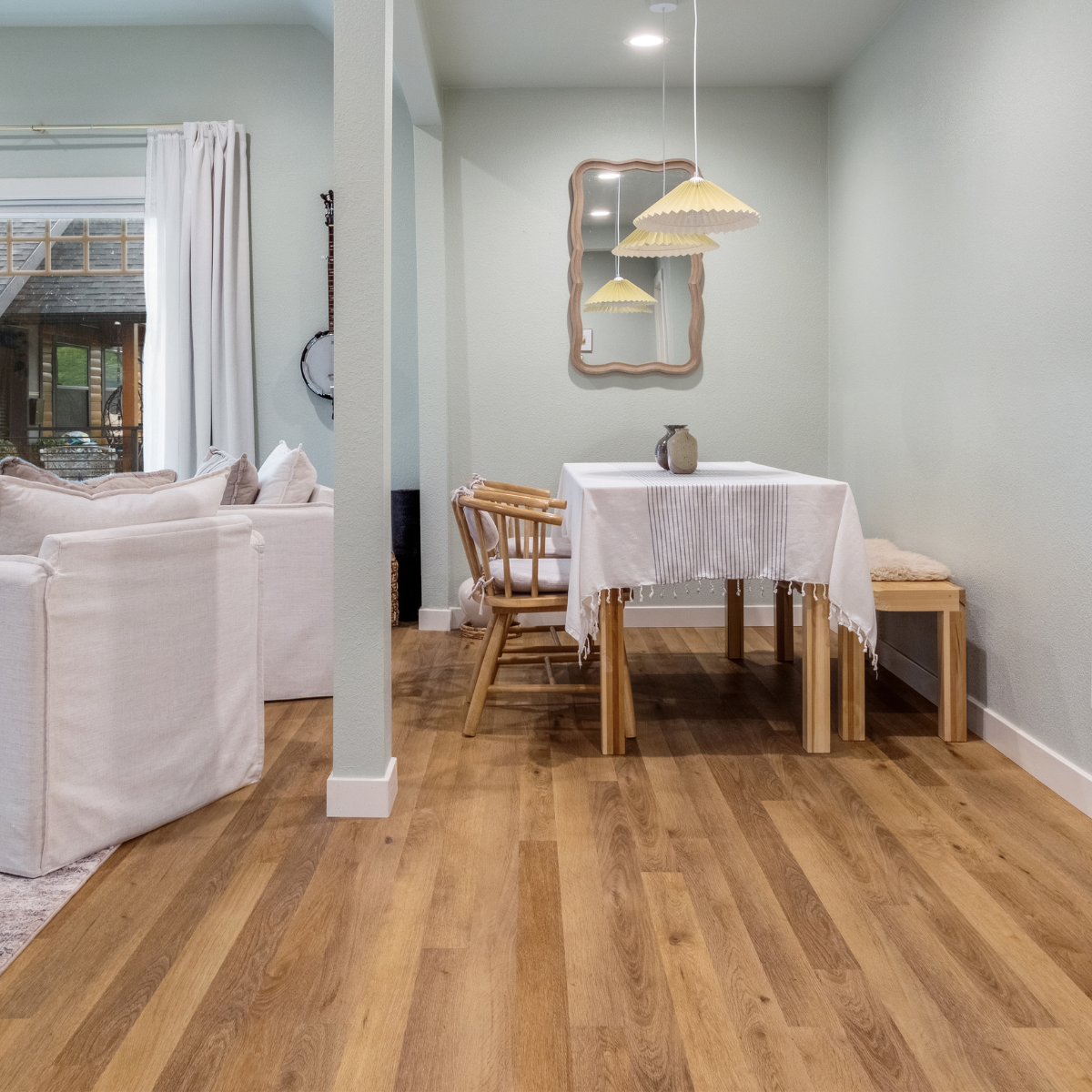 Golden Oak and Walnut Luxury Vinyl Plank Flooring | Kingswood | Flooret ...