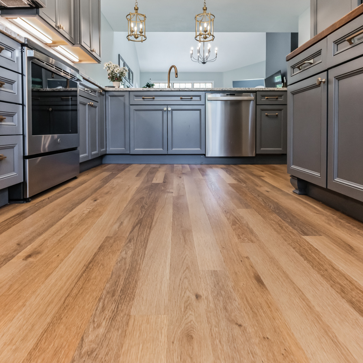 Golden Oak and Walnut Luxury Vinyl Plank Flooring | Kingswood | Flooret ...