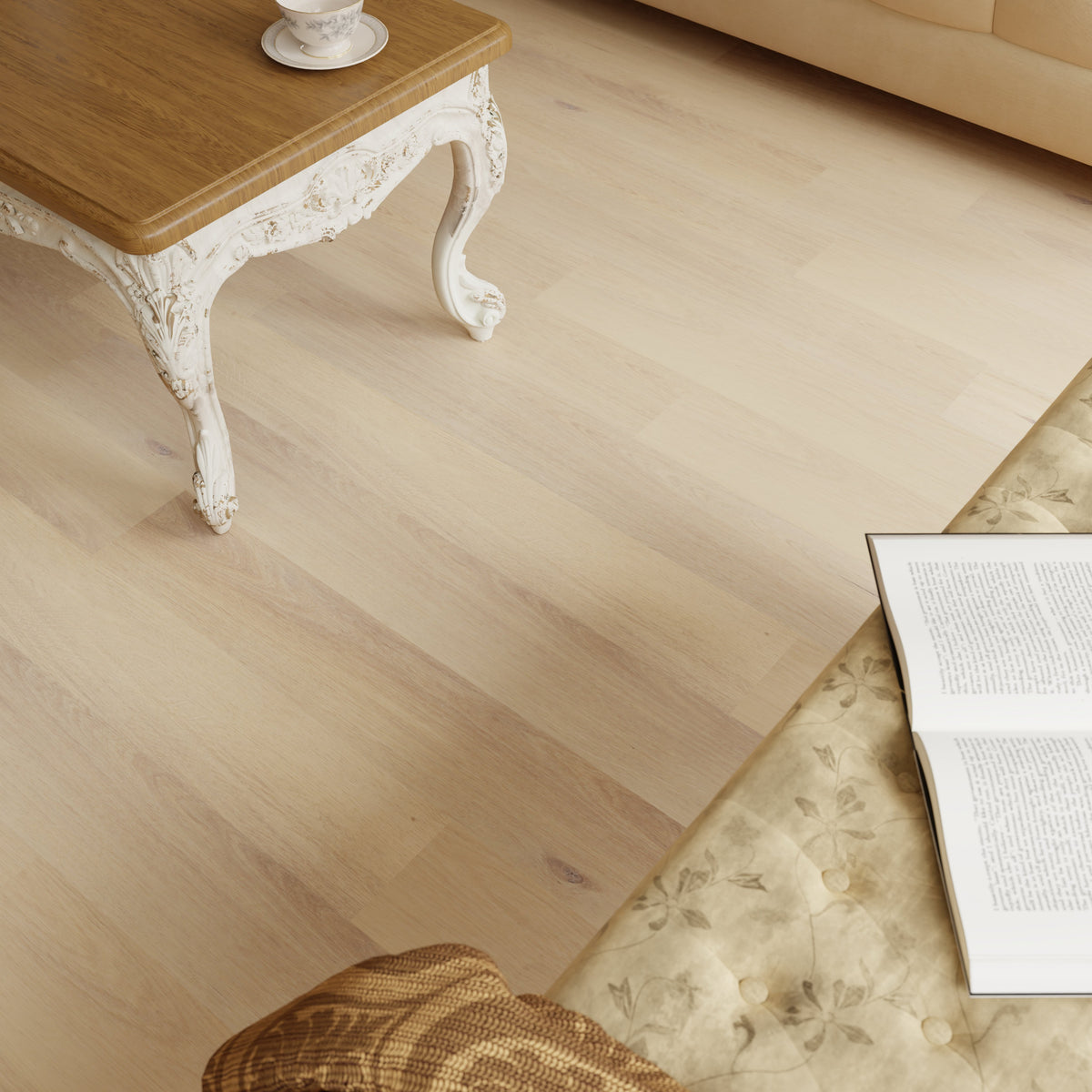 Beachy Blonde Luxury Vinyl Plank Flooring | Nakan | Flooret - Flooret
