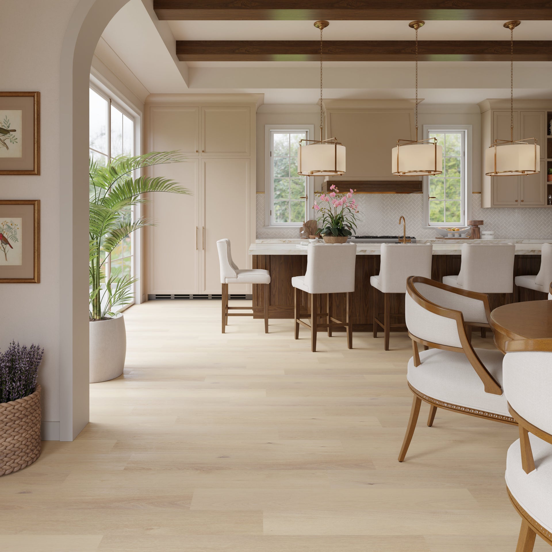 Beachy Blonde Luxury Vinyl Plank Flooring | Nakan | Flooret - Flooret
