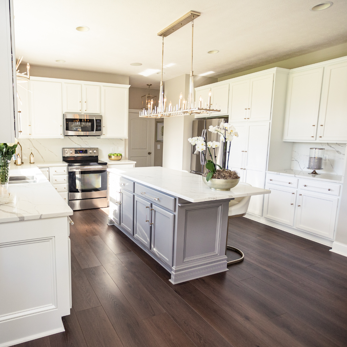 Walnut Tone Luxury Vinyl Plank Flooring | Catura | Flooret - Flooret