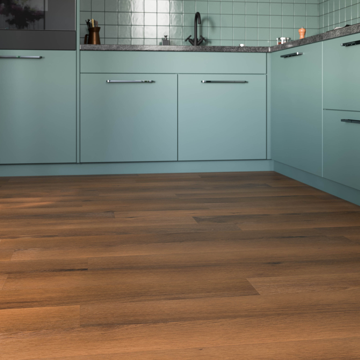 Toasted Cherry Luxury Vinyl Plank Flooring | Brenwick | Flooret - Flooret