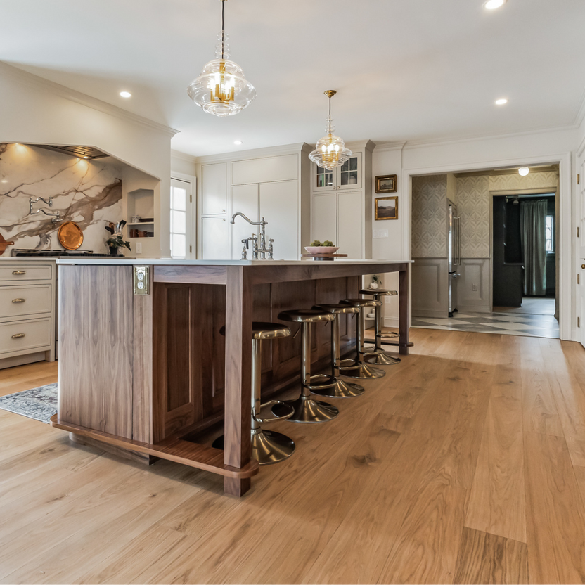 Warm Mid-tone Brown Engineered Hardwood Flooring | Anza | Flooret - Flooret