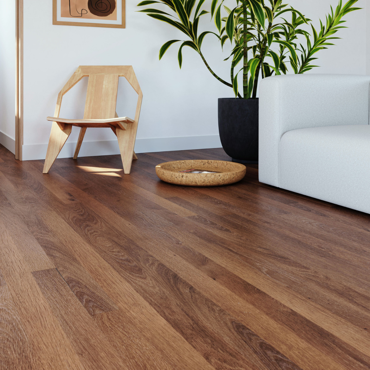 Toasted Cherry Luxury Vinyl Plank Flooring | Brenwick | Flooret - Flooret
