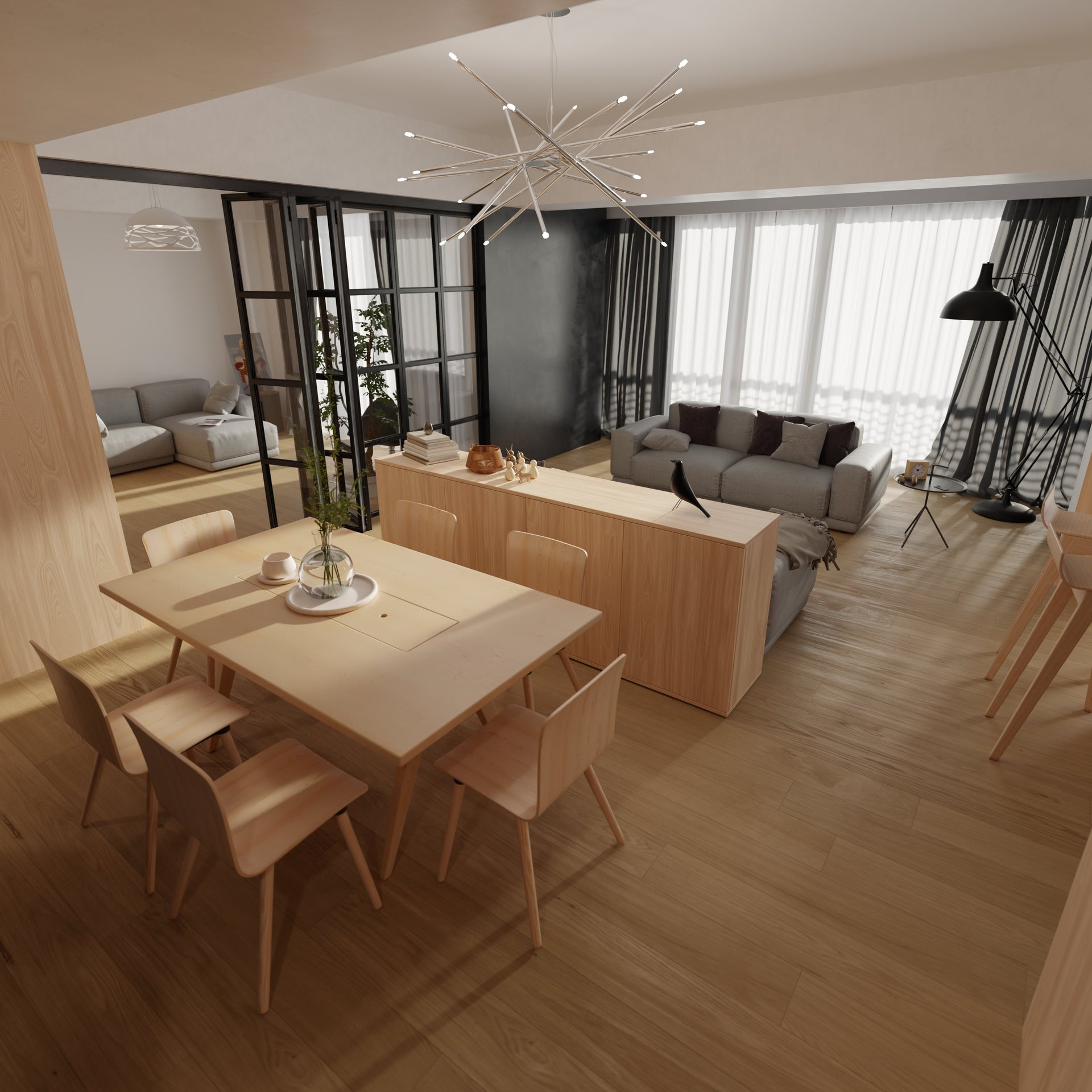 Warm Mid-tone Brown Engineered Hardwood Flooring | Anza | Flooret - Flooret