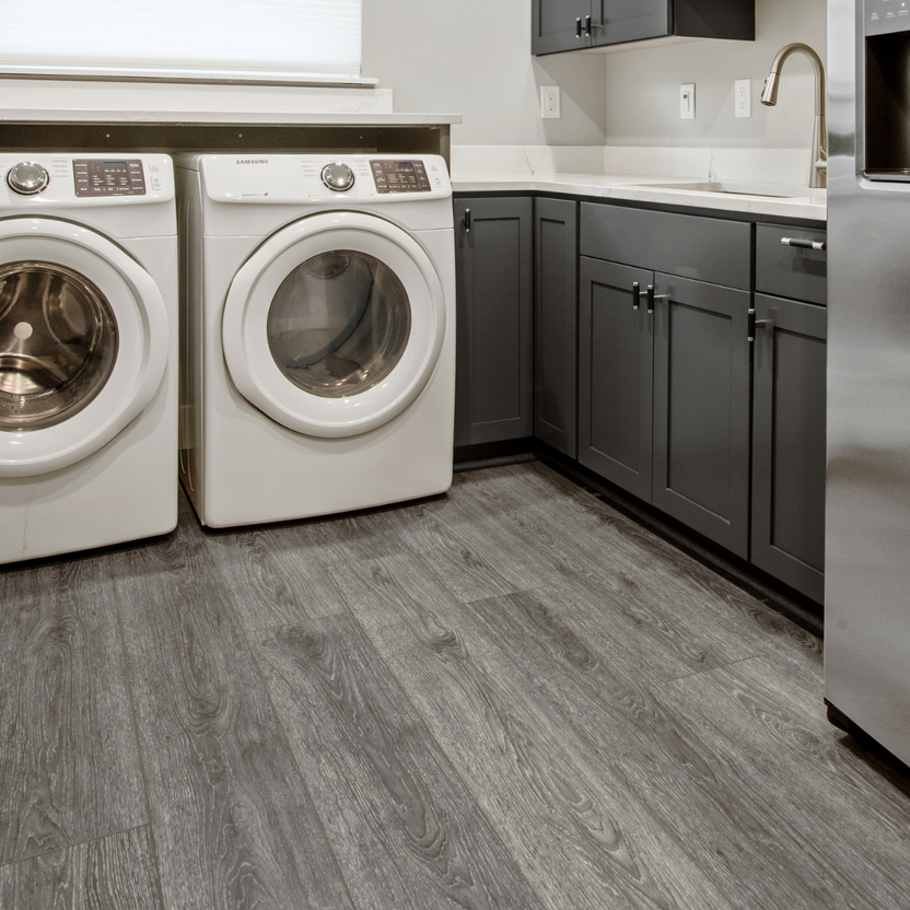 Pure Grey Luxury Vinyl Plank Flooring | Hafren | Flooret - Flooret
