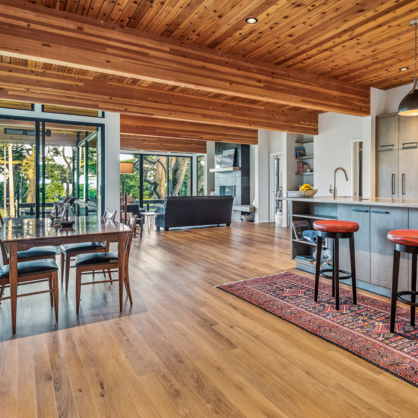 Golden Oak and Walnut Luxury Vinyl Plank Flooring | Kingswood | Flooret ...