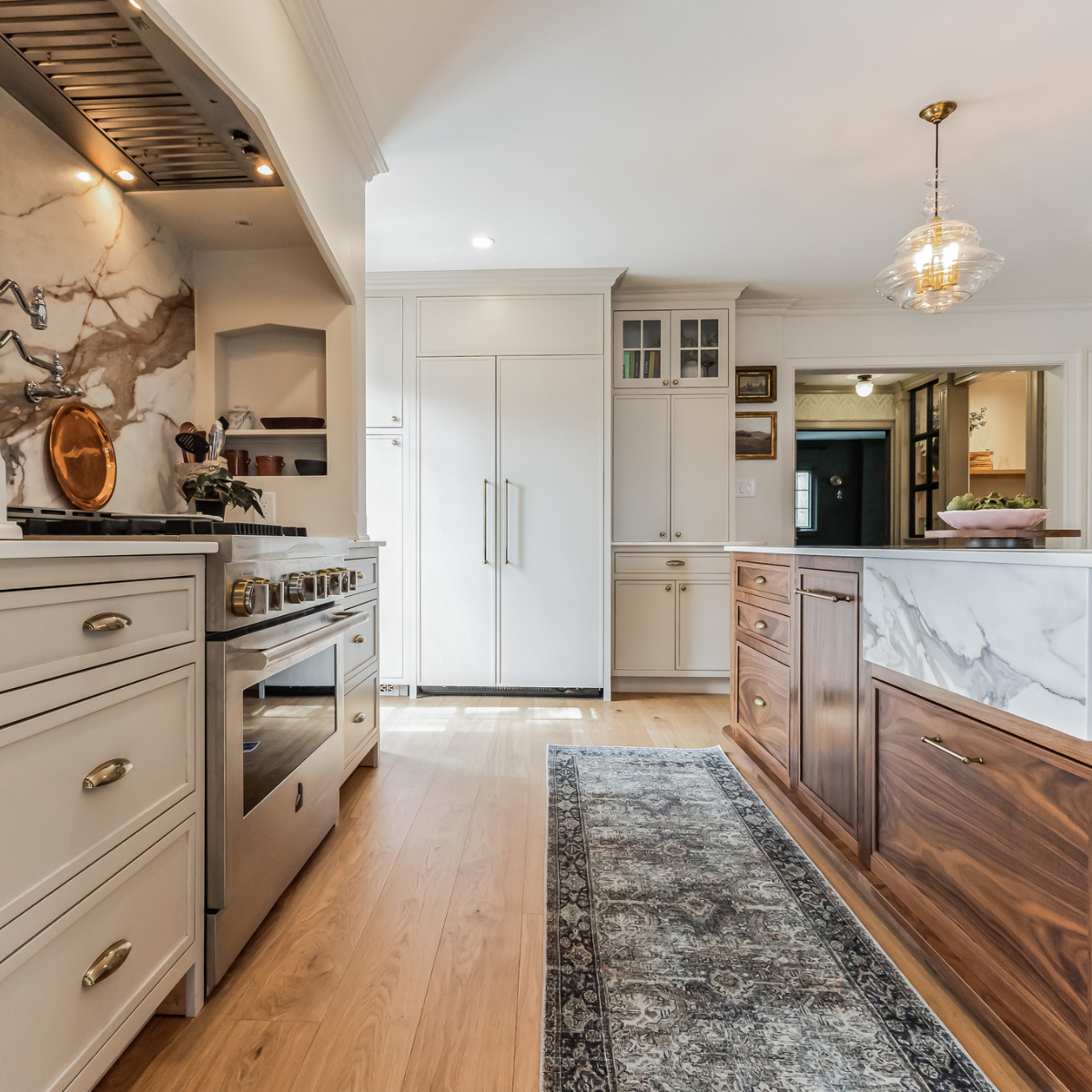 Warm Mid-tone Brown Engineered Hardwood Flooring | Anza | Flooret - Flooret