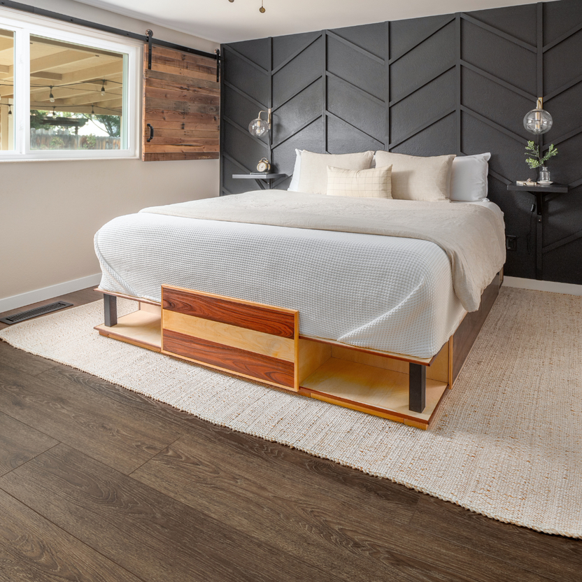 Rich Deep Brown Luxury Vinyl Plank Flooring | Arbor | Flooret - Flooret
