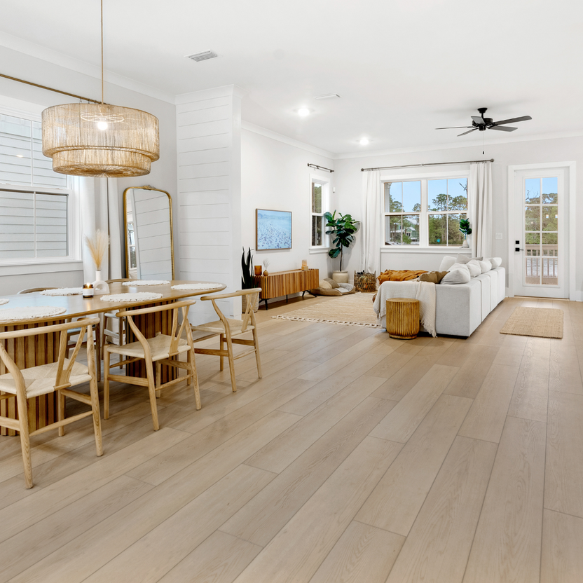 Neutral White Oak Luxury Vinyl Plank Flooring | Jova | Flooret - Flooret
