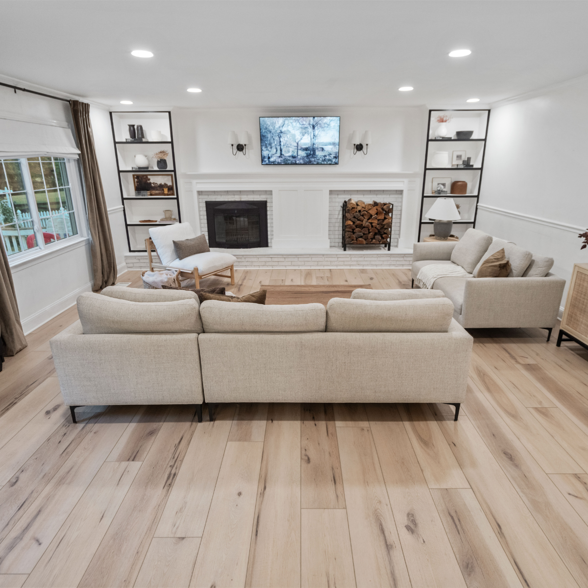 Warm Rustic Maple Luxury Vinyl Plank Flooring | Palka | Flooret - Flooret