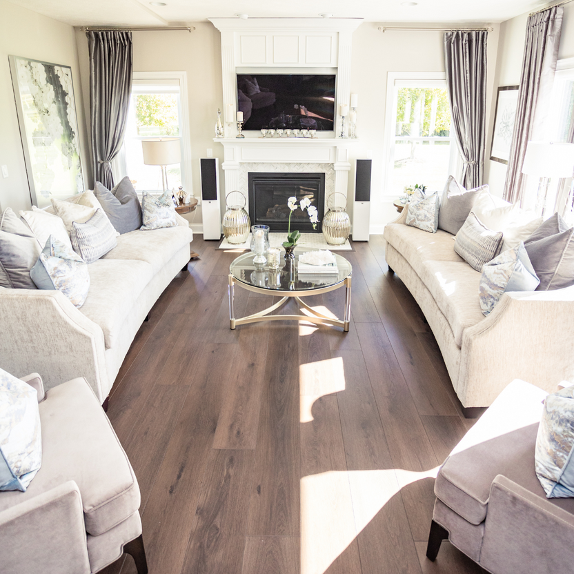 Walnut Tone Luxury Vinyl Plank Flooring | Catura | Flooret - Flooret