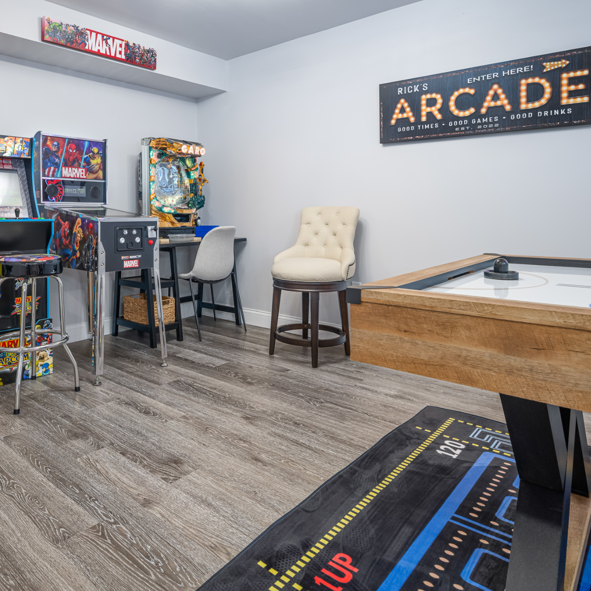 Weathered Grey and Brown Luxury Vinyl Plank Flooring | Ashford ...