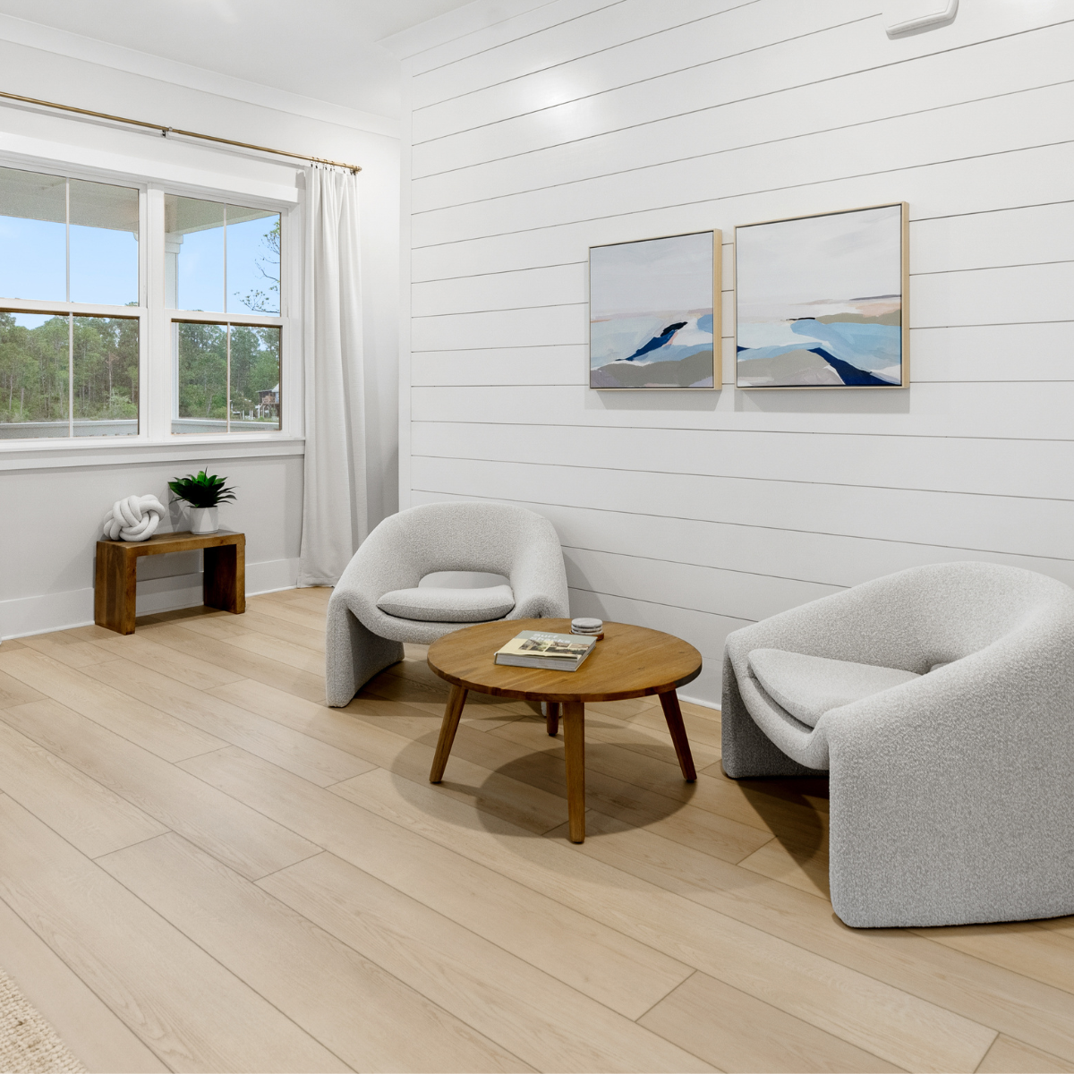 Neutral White Oak Luxury Vinyl Plank Flooring | Jova | Flooret - Flooret