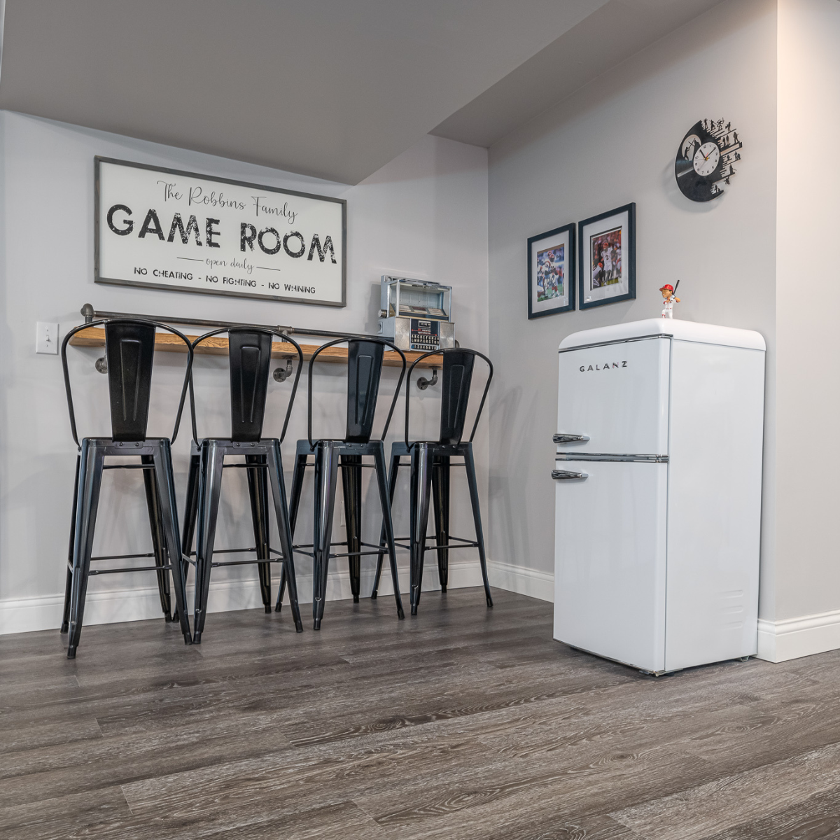 Weathered Grey and Brown Luxury Vinyl Plank Flooring | Ashford ...