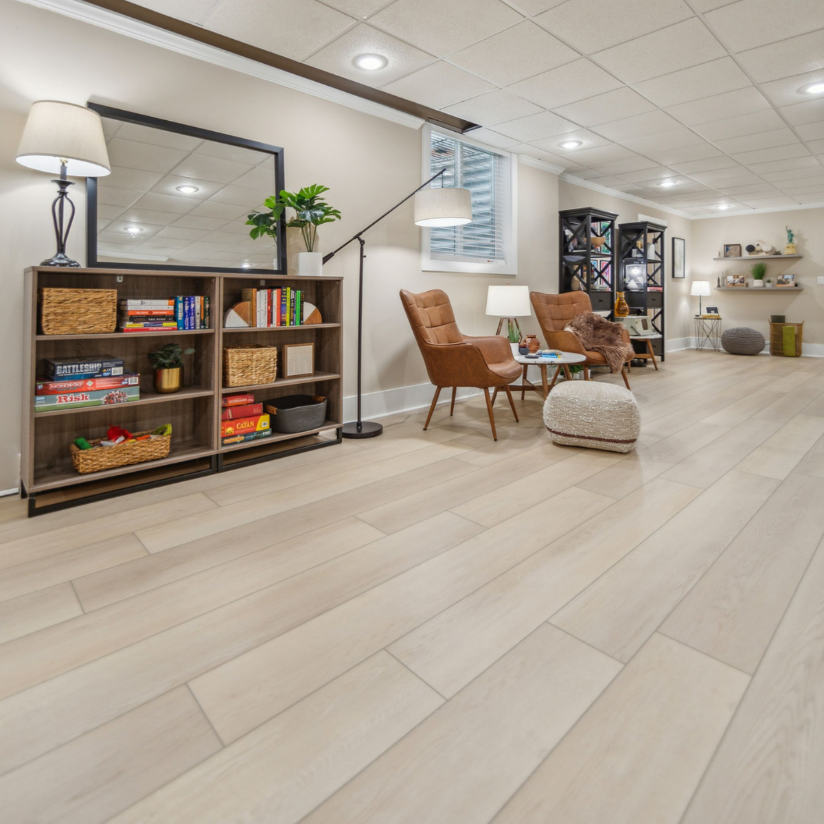 Neutral White Oak Luxury Vinyl Plank Flooring | Jova | Flooret - Flooret