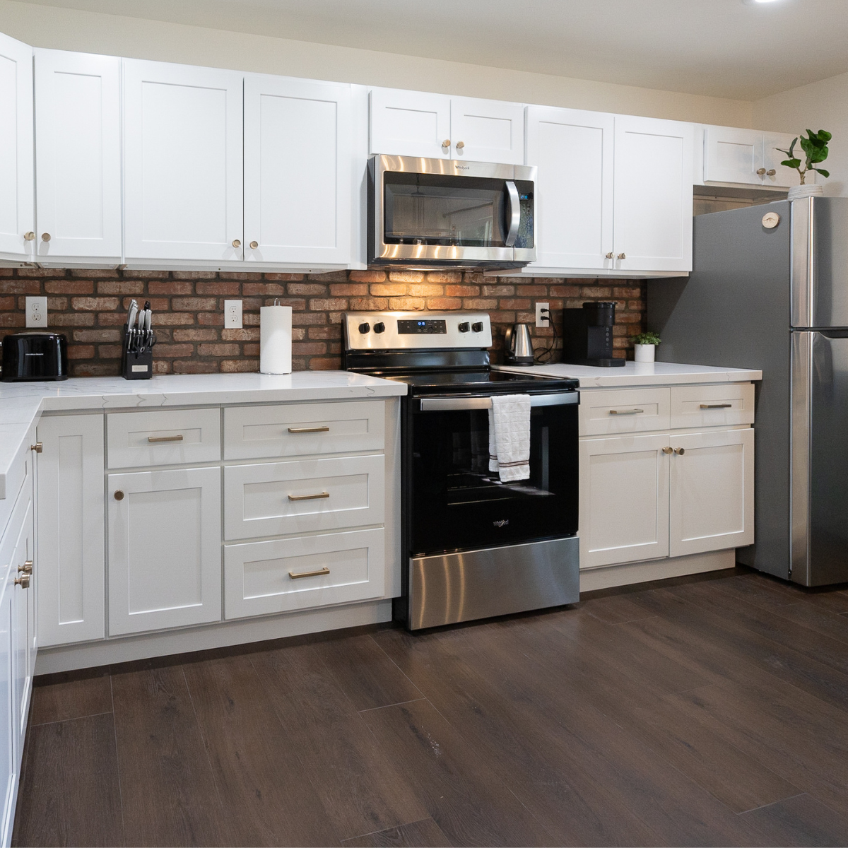 Walnut Tone Luxury Vinyl Plank Flooring | Catura | Flooret - Flooret