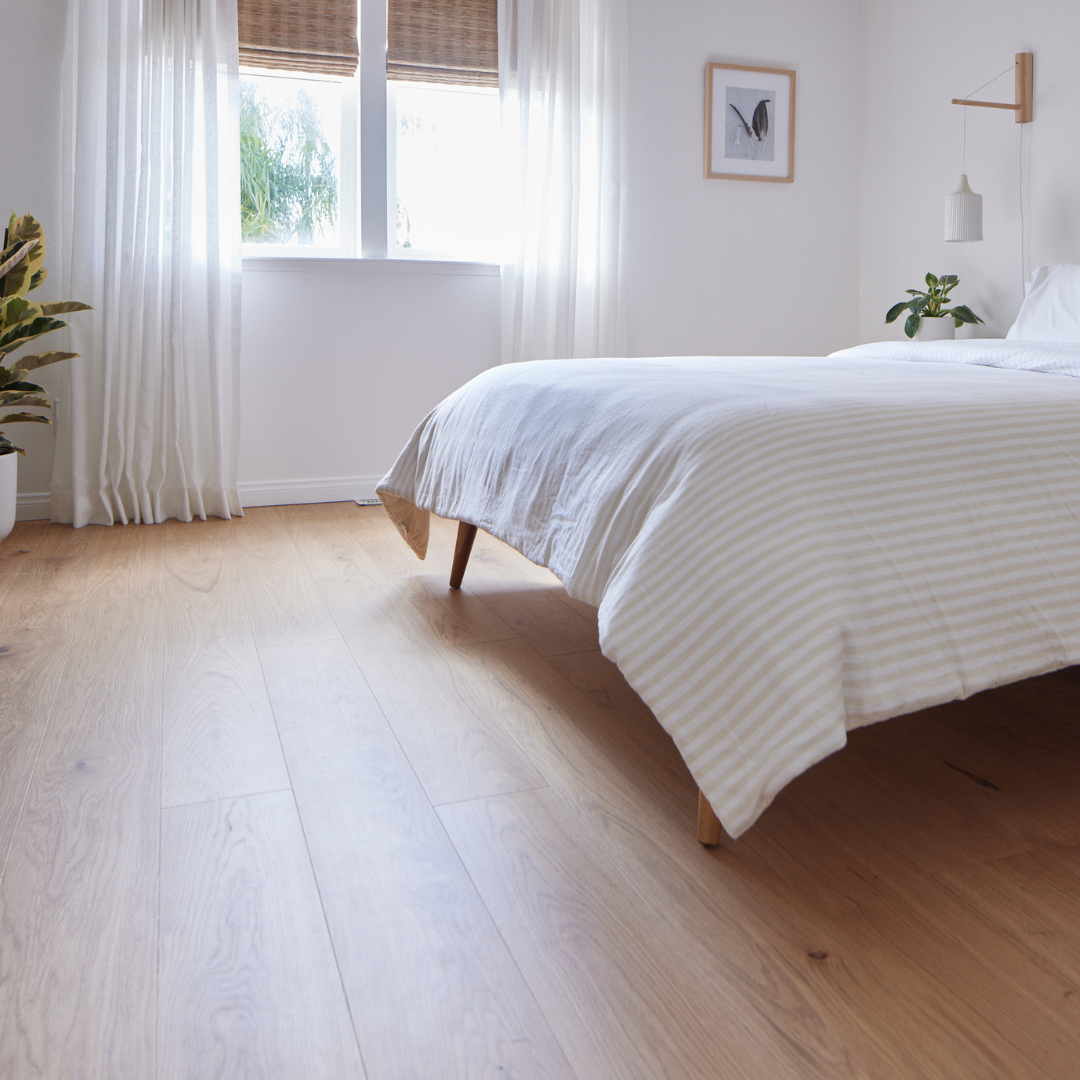 Warm Mid-tone Brown Engineered Hardwood Flooring | Anza | Flooret - Flooret