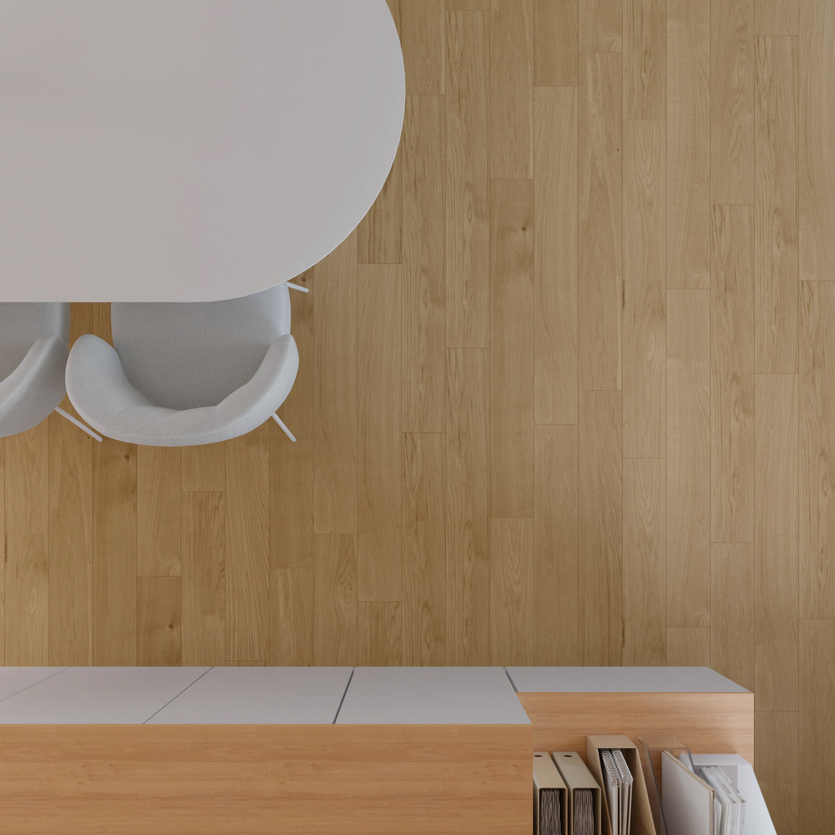 Warm Mid-tone Brown Engineered Hardwood Flooring | Anza | Flooret - Flooret