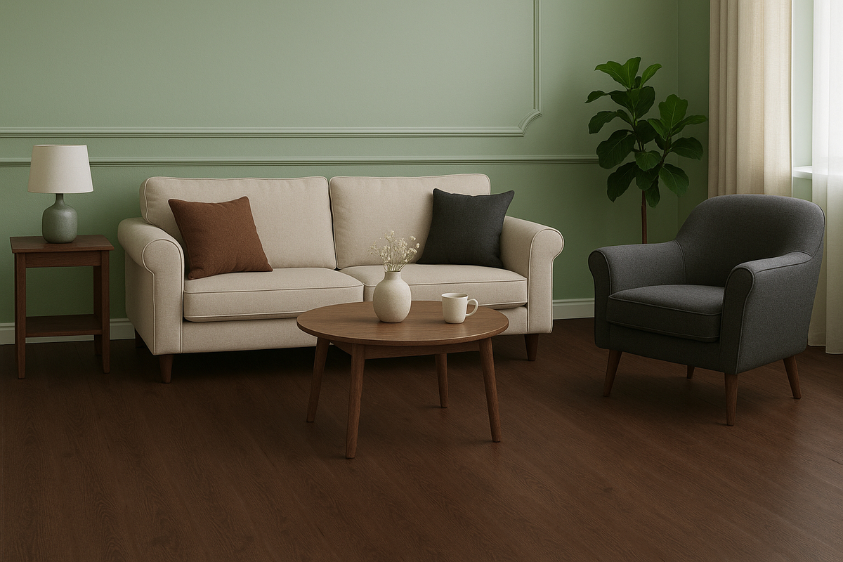 Rich Deep Brown Luxury Vinyl Plank Flooring | Arbor | Flooret - Flooret