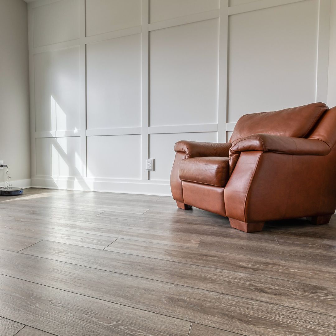 Weathered Grey and Brown Luxury Vinyl Plank Flooring | Ashford ...