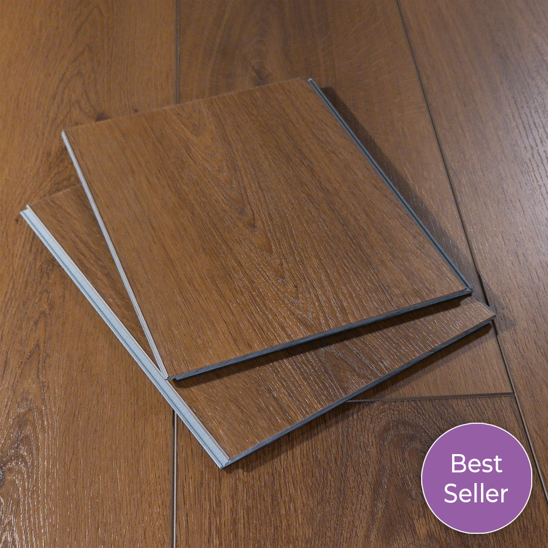 Toasted Cherry Luxury Vinyl Plank Flooring | Brenwick | Flooret - Flooret