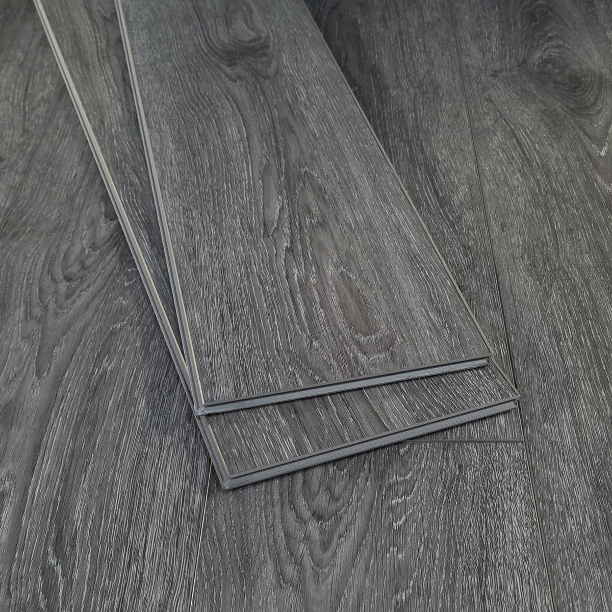 Pure Grey Luxury Vinyl Plank Flooring | Hafren | Flooret - Flooret