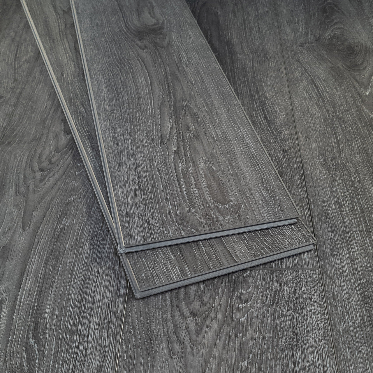 Pure Grey Luxury Vinyl Plank Flooring | Hafren | Flooret - Flooret