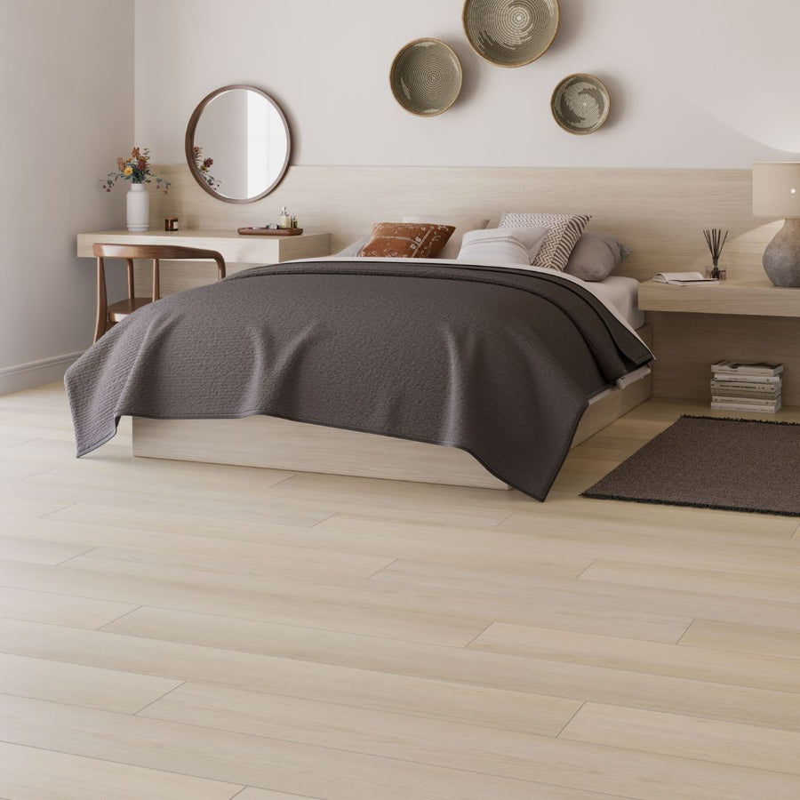 Neutral White Oak Luxury Vinyl Plank Flooring | Jova | Flooret - Flooret