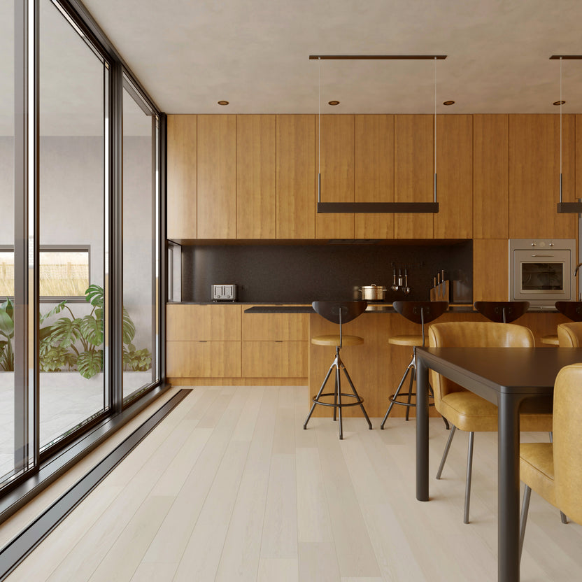 Neutral White Oak Luxury Vinyl Plank Flooring | Jova | Flooret - Flooret