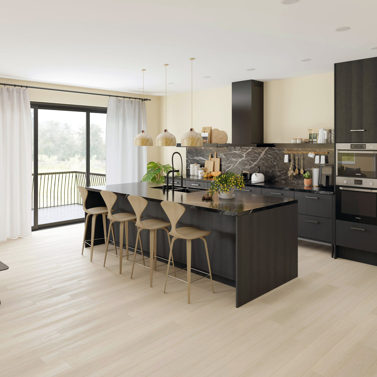 Neutral White Oak Luxury Vinyl Plank Flooring | Jova | Flooret - Flooret