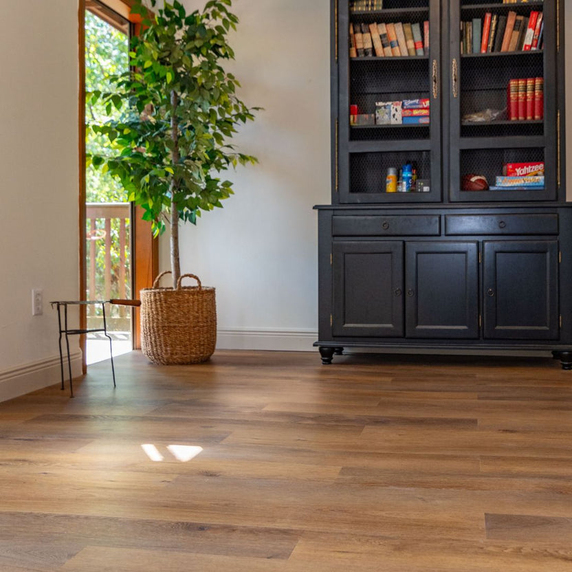 Golden Oak and Walnut Luxury Vinyl Plank Flooring | Kingswood | Flooret ...