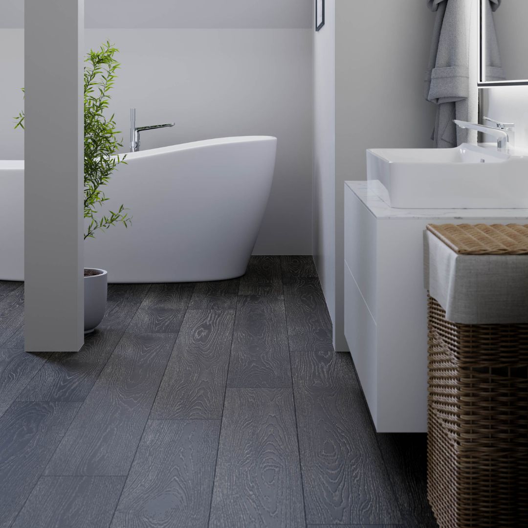 Deep and Moody Luxury Vinyl Plank Flooring | Madeira | Flooret - Flooret