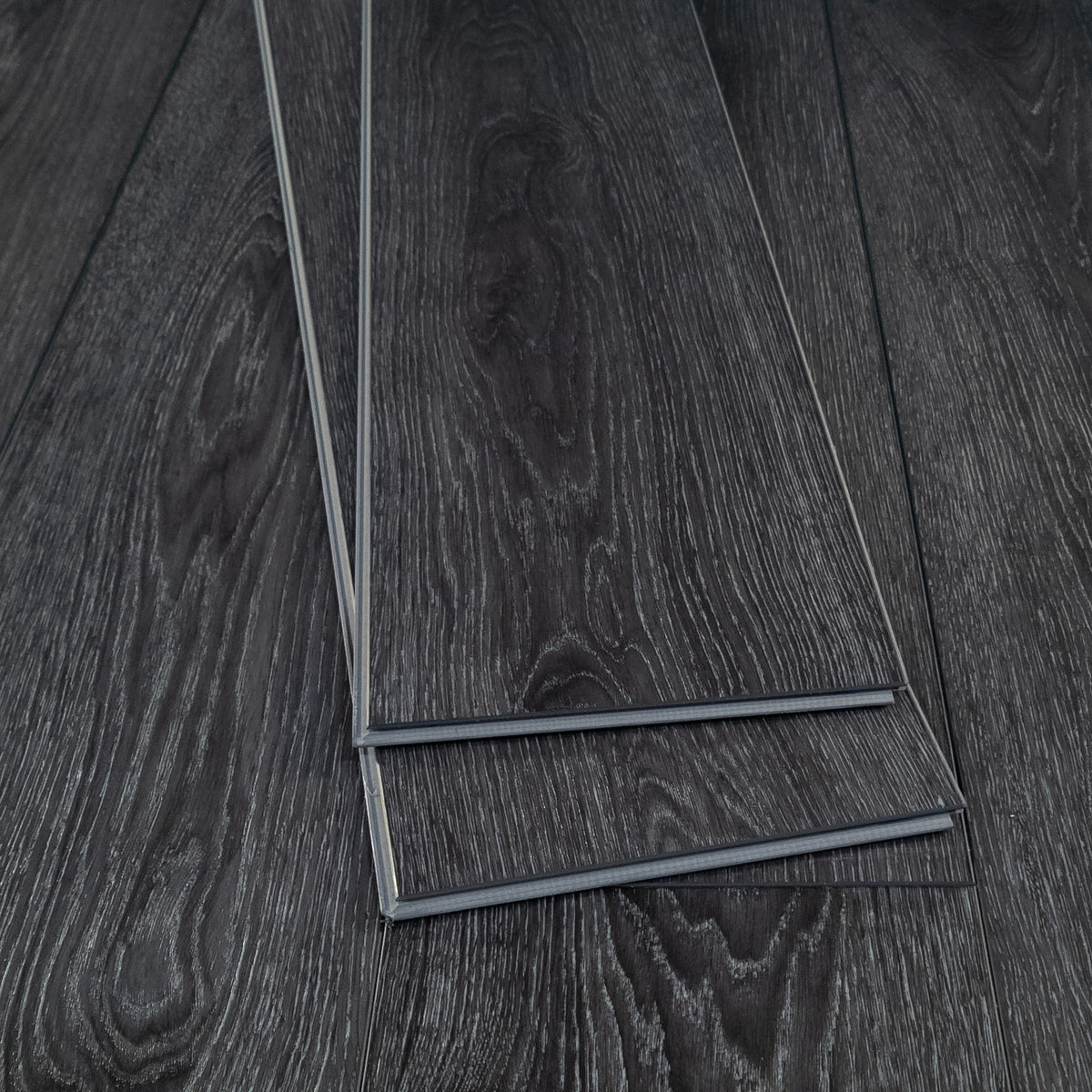 Dark Grey Luxury Vinyl Plank Flooring | Oxden | Flooret - Flooret
