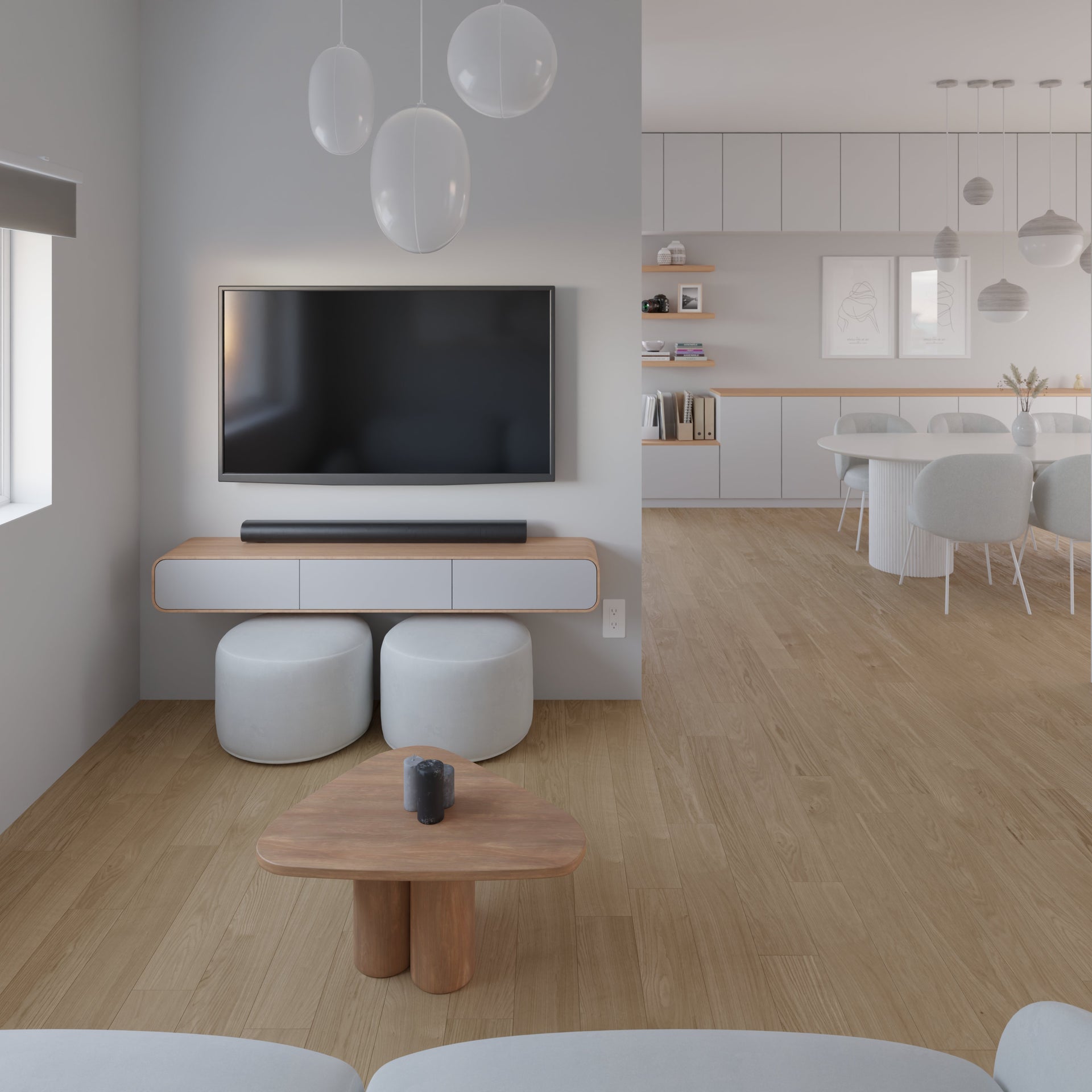 Warm Mid-tone Brown Engineered Hardwood Flooring | Anza | Flooret - Flooret