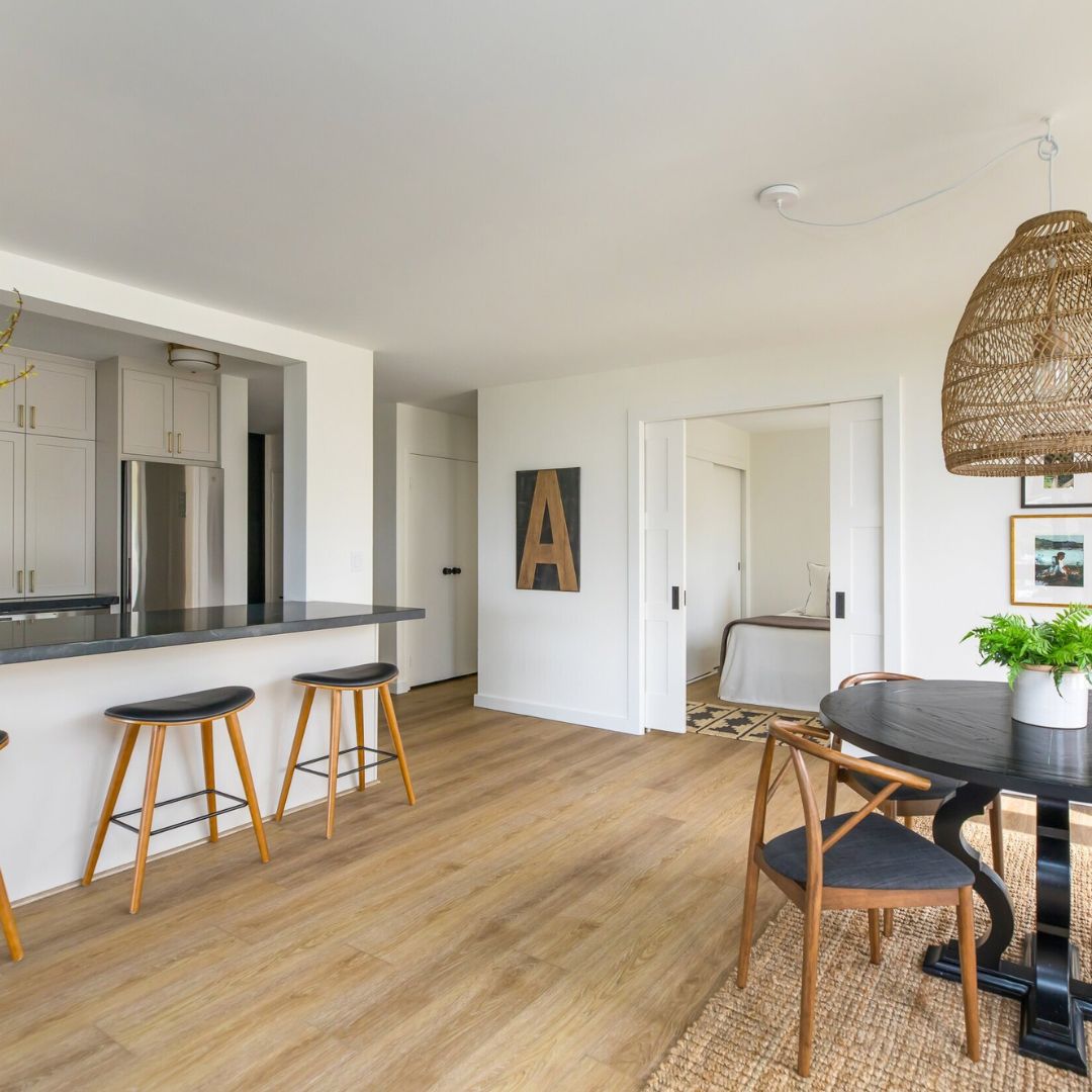 Natural White Wire-Brushed Luxury Vinyl Plank Flooring | Sutton ...