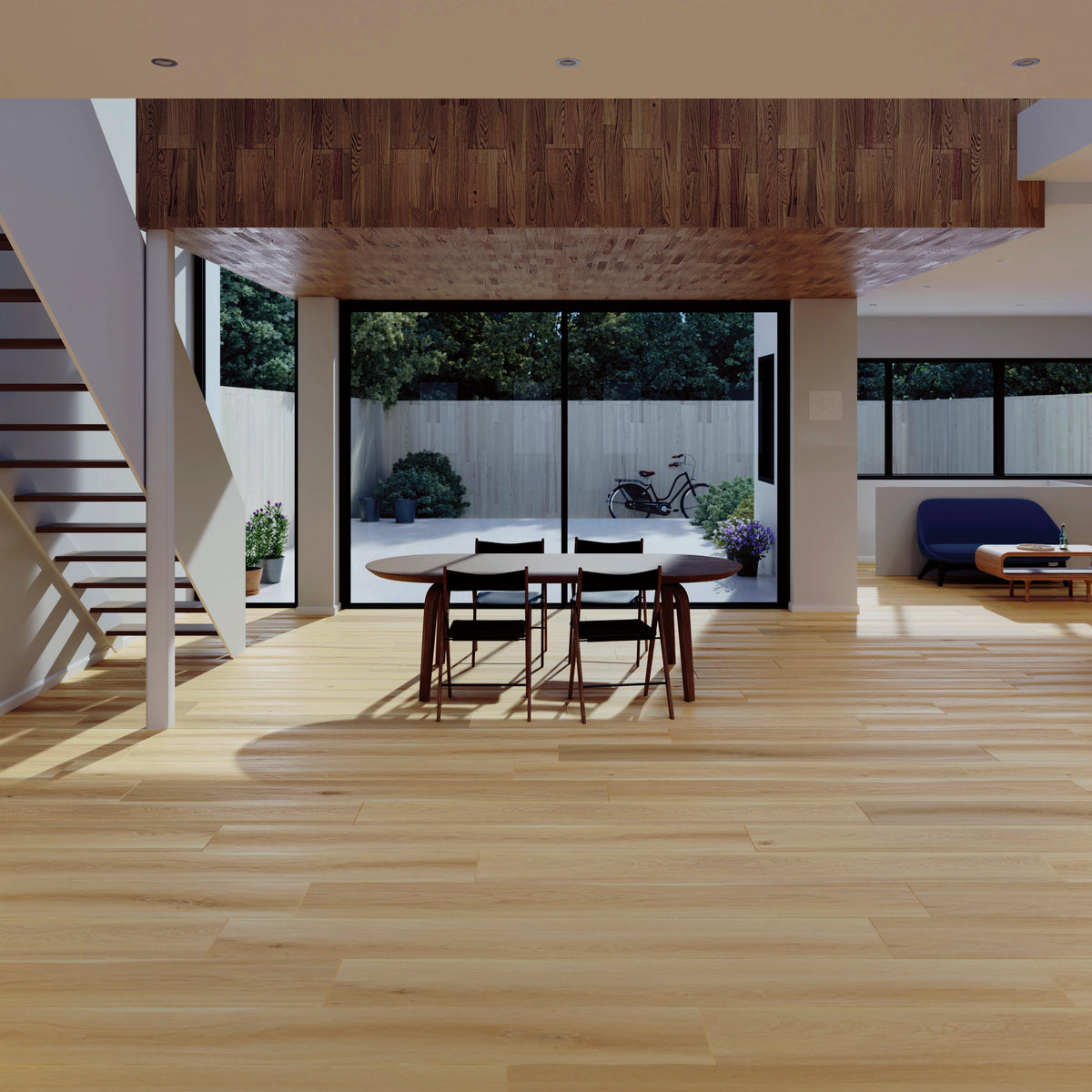 Walnut Tone Luxury Vinyl Plank Flooring | Windsor | Flooret - Flooret
