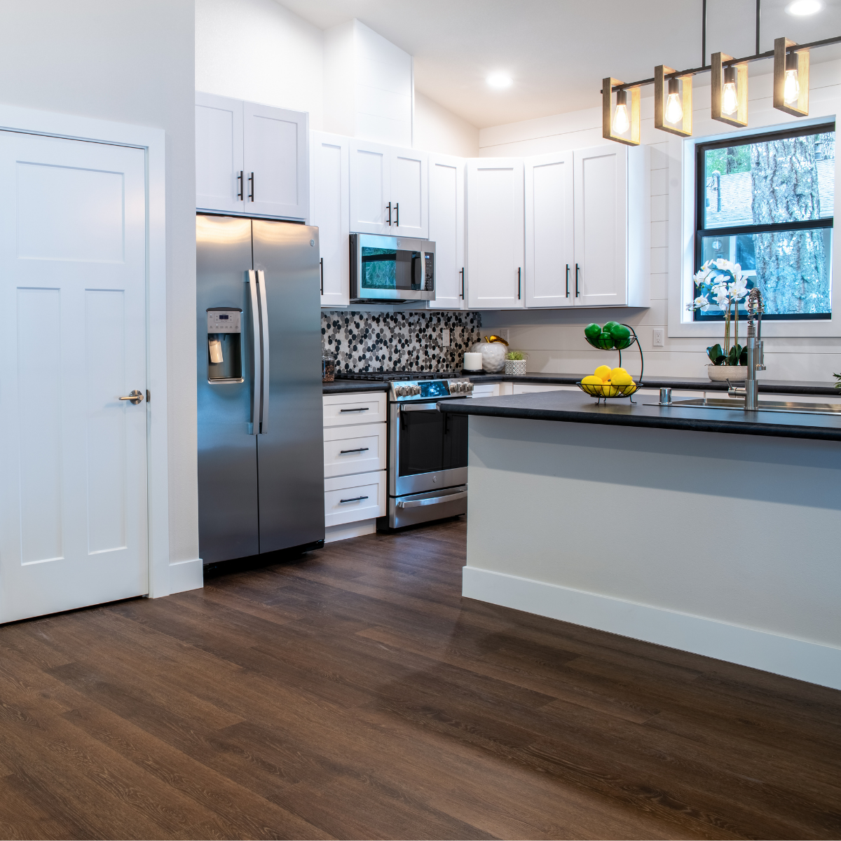 Rich Deep Brown Luxury Vinyl Plank Flooring | Arbor | Flooret - Flooret