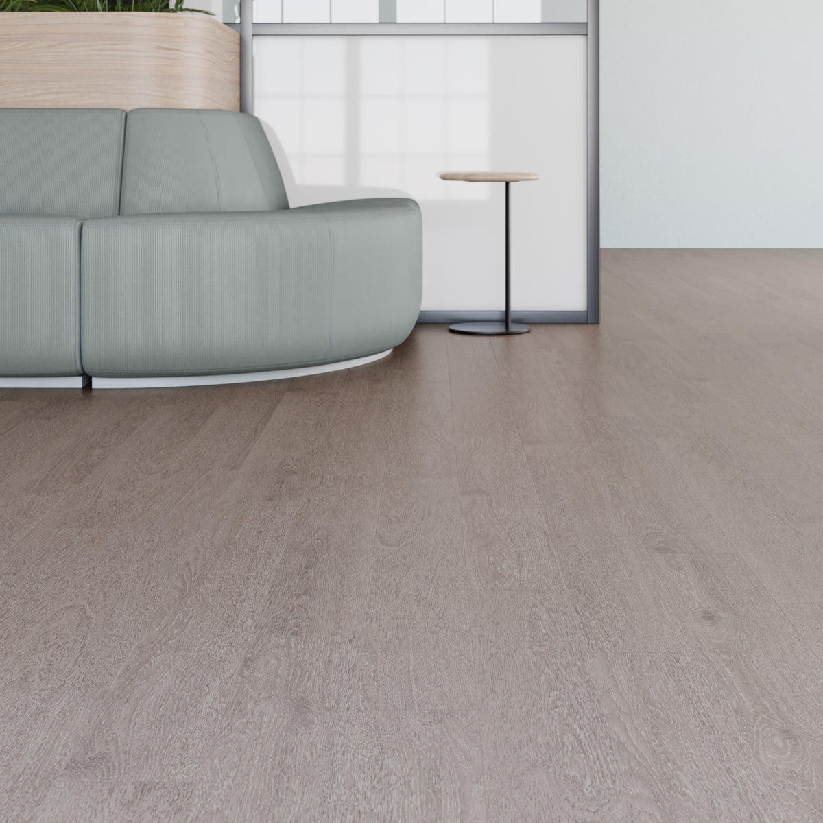 Light Grey Wire-Brushed Luxury Vinyl Plank Flooring | Arlo | Flooret ...