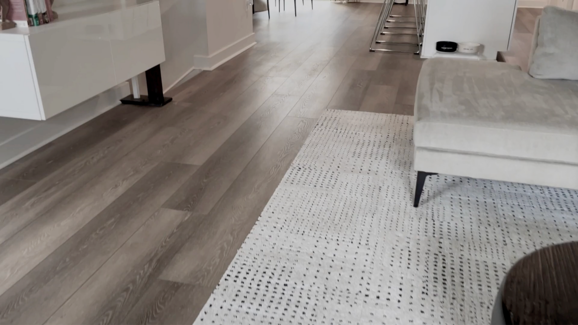 Light Grey Wire-Brushed Luxury Vinyl Plank Flooring | Arlo | Flooret ...