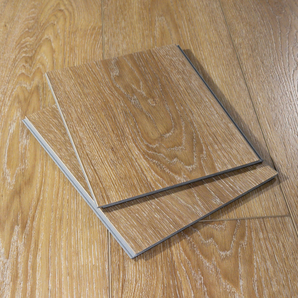 Natural White Wire-Brushed Luxury Vinyl Plank Flooring | Sutton ...